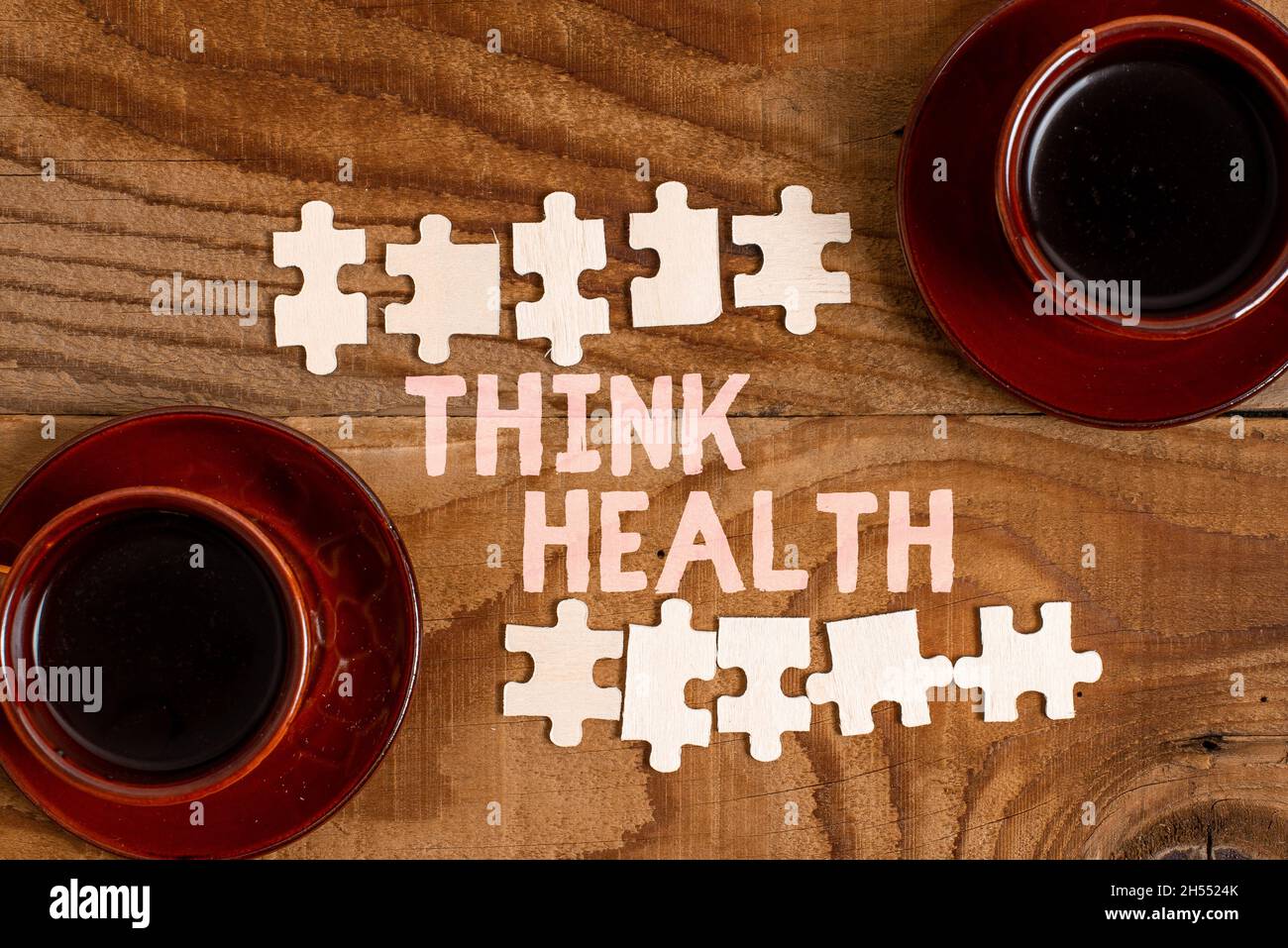 Handwriting text Think Health. Word for state of complete physical ...