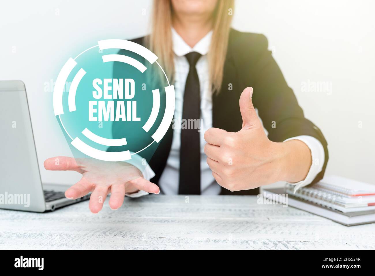 Text caption presenting Send Email. Internet Concept the system for using computers to send ...