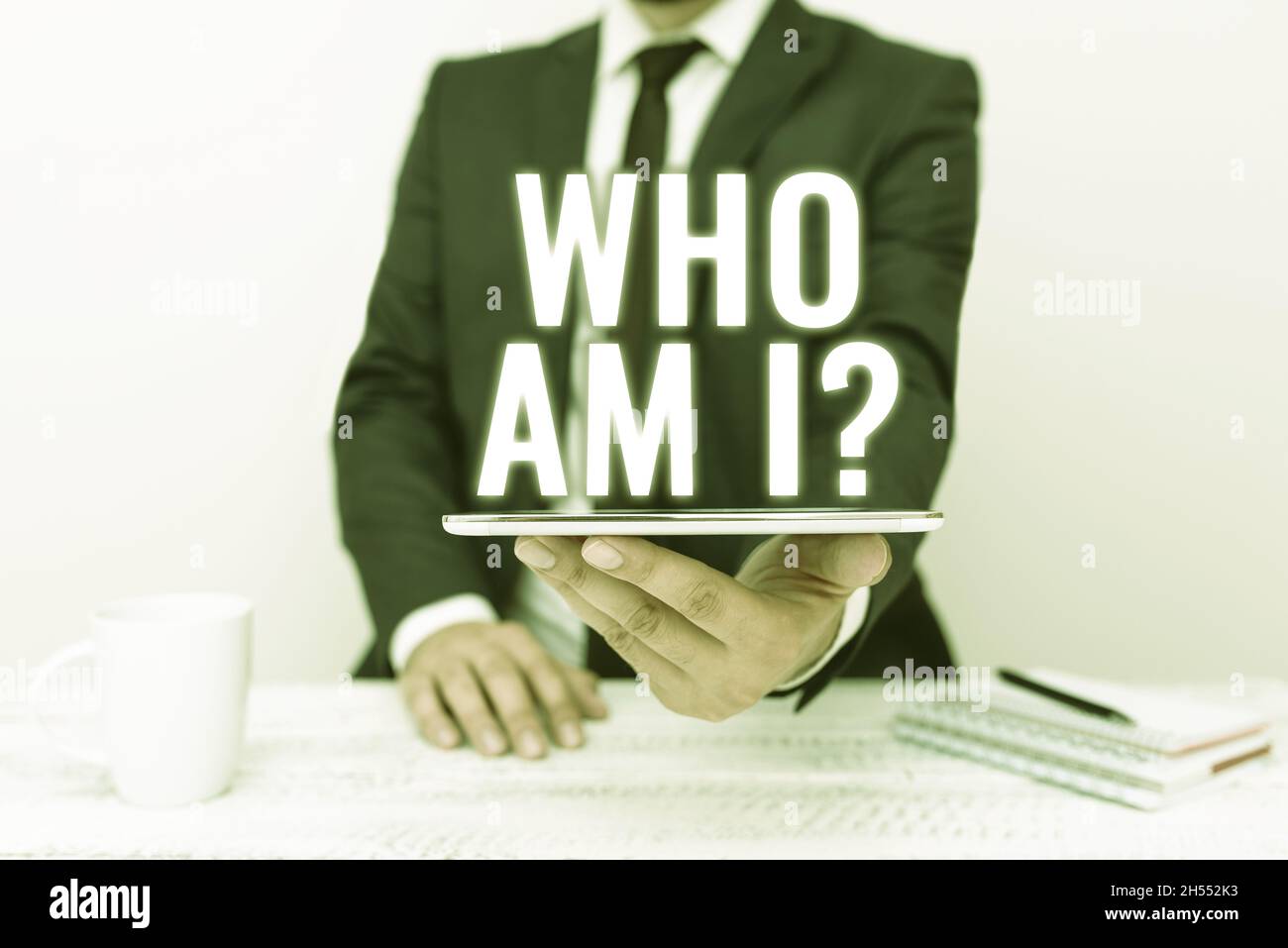 Conceptual display Who Am I Question. Business idea asking about self ...