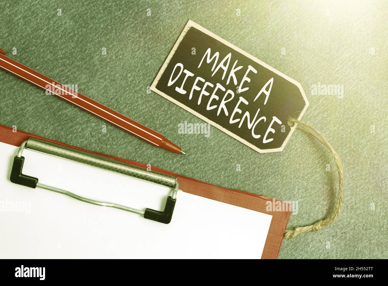 Text showing inspiration Make A Difference. Business overview have ...