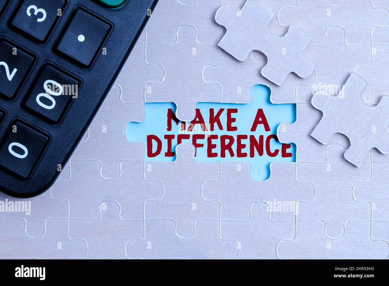 Inspiration showing sign Make A Difference. Business showcase have ...