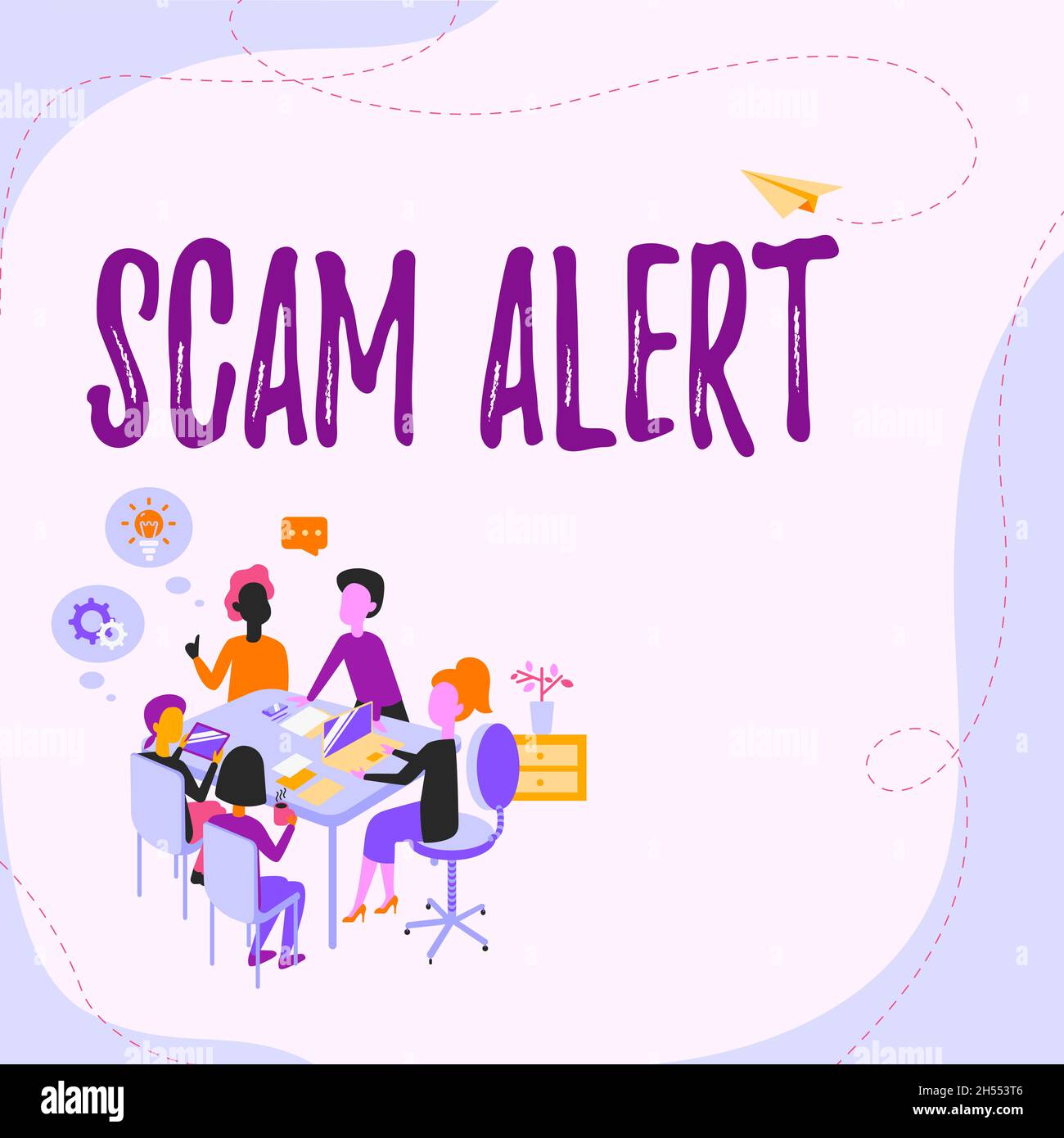 Hand writing sign Scam Alert. Business idea fraudulently obtain money ...