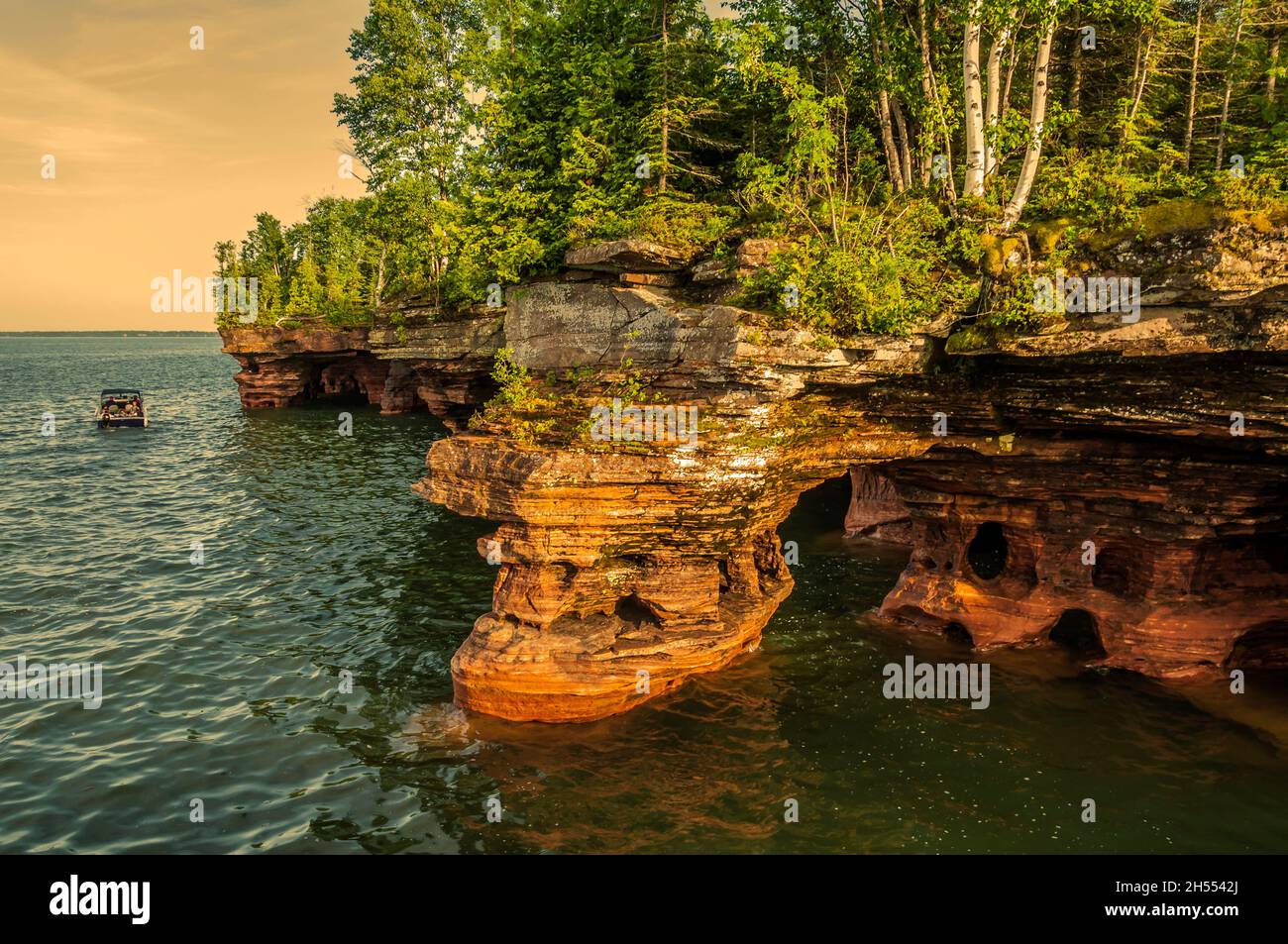 Apostle Islands: Devils Island Stock Photo - Alamy