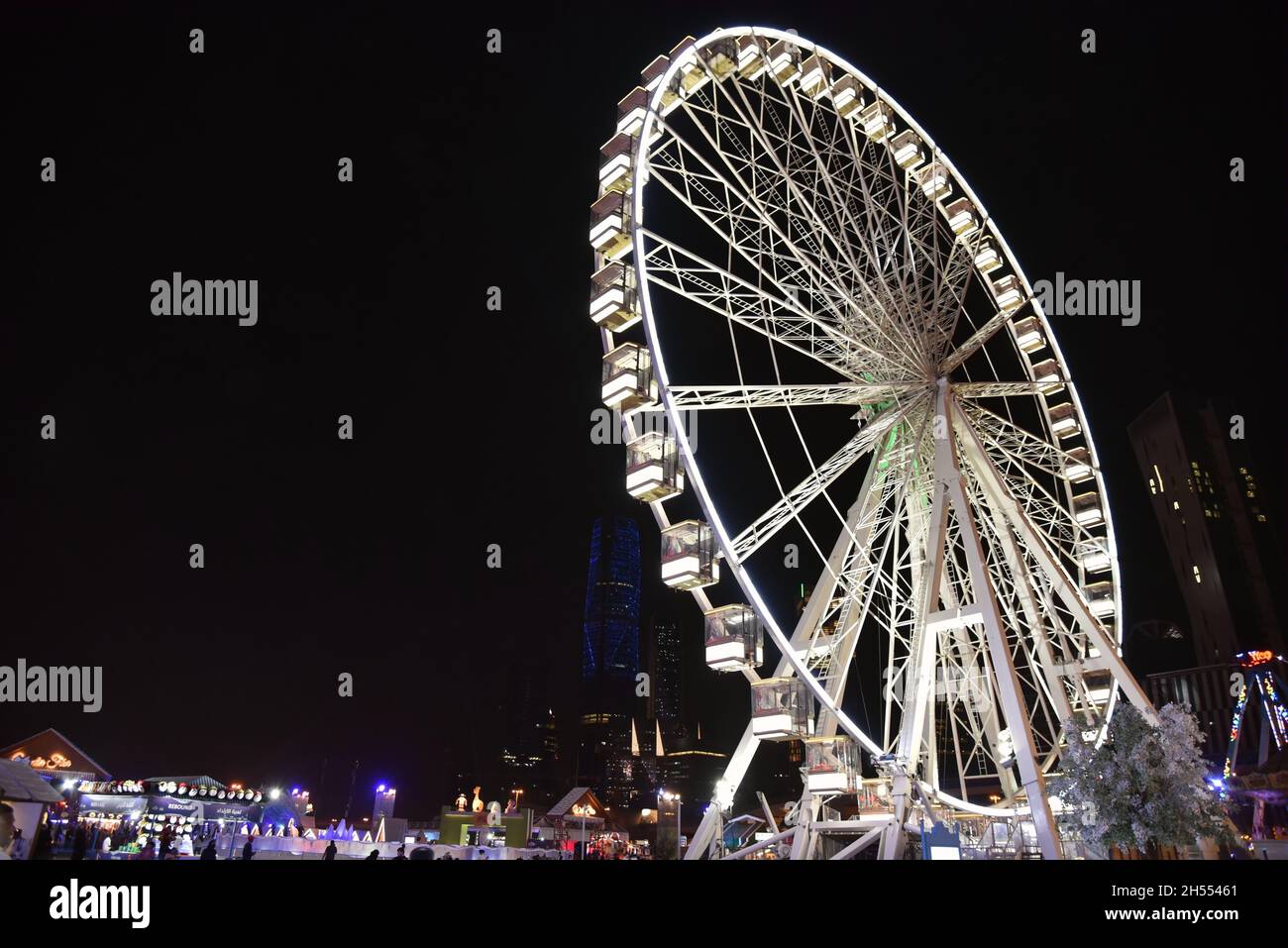 Riyadh. 6th Nov, 2021. Photo taken on Nov. 6, 2021 shows a view of the ...