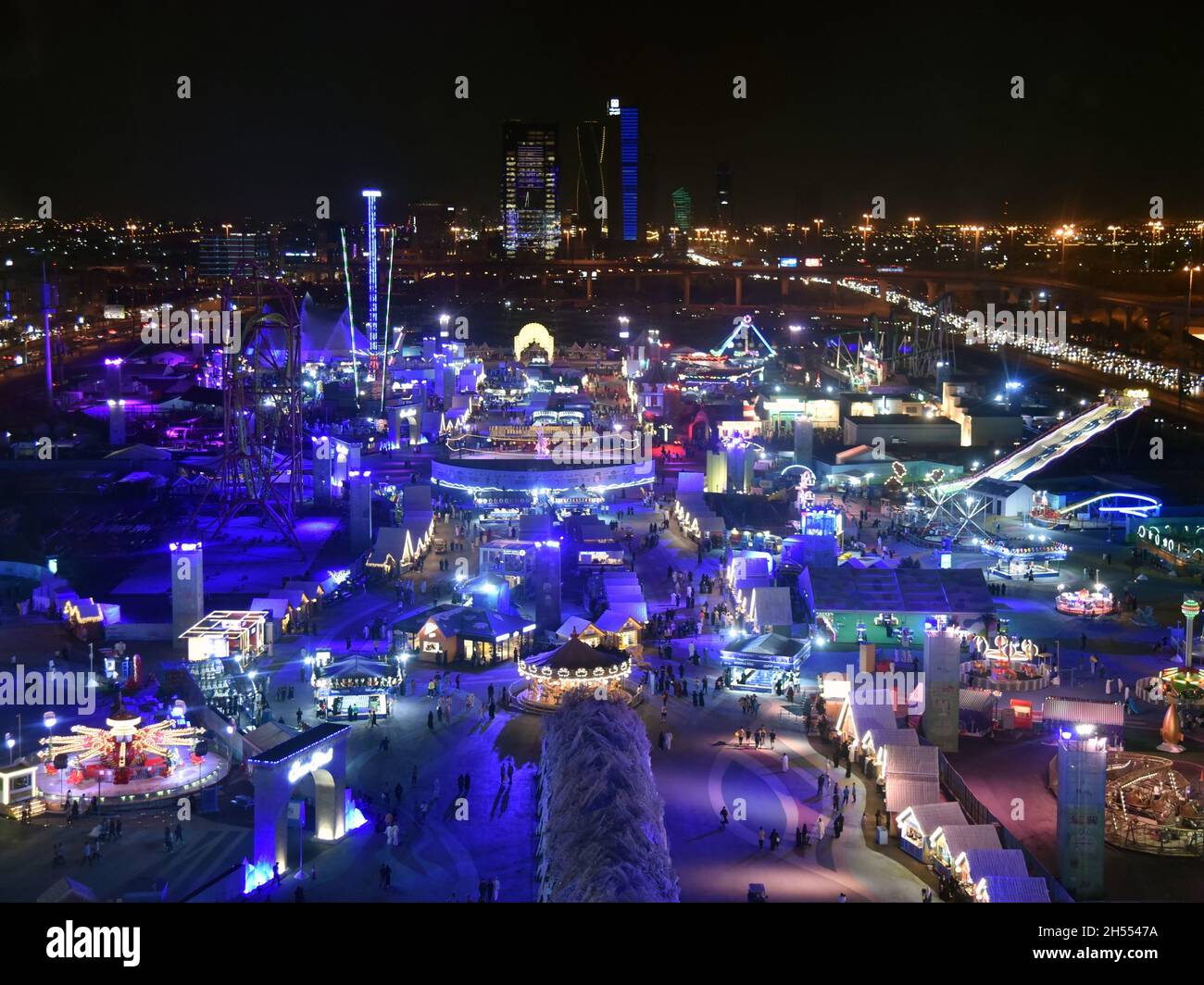 Riyadh. 6th Nov, 2021. Photo taken on Nov. 6, 2021 shows a view of the ...