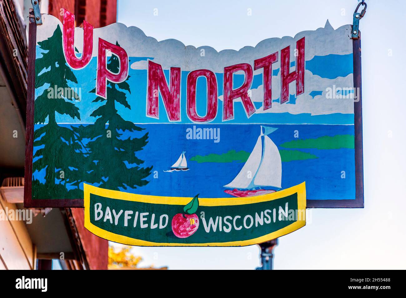 Welcome to Bayfield, Wisconsin Stock Photo - Alamy Welcome to Bayfield, Wisconsin Stock Photo - Alamy