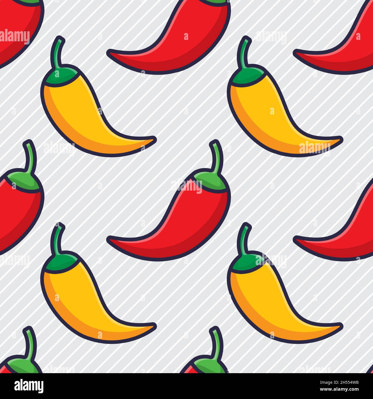 chili seamless pattern vector illustration Stock Vector Image & Art - Alamy