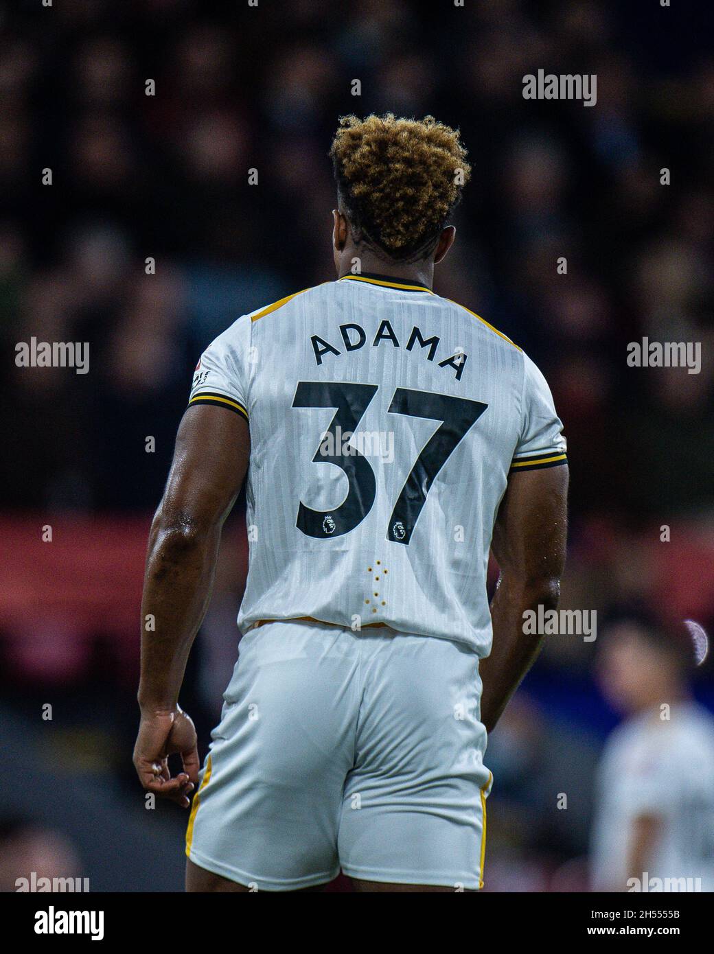 LONDON, ENGLAND - NOVEMBER 06: Adama Traore of Wolves during the ...