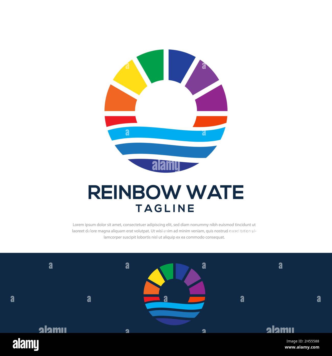 Water color contrast Stock Vector Images - Alamy