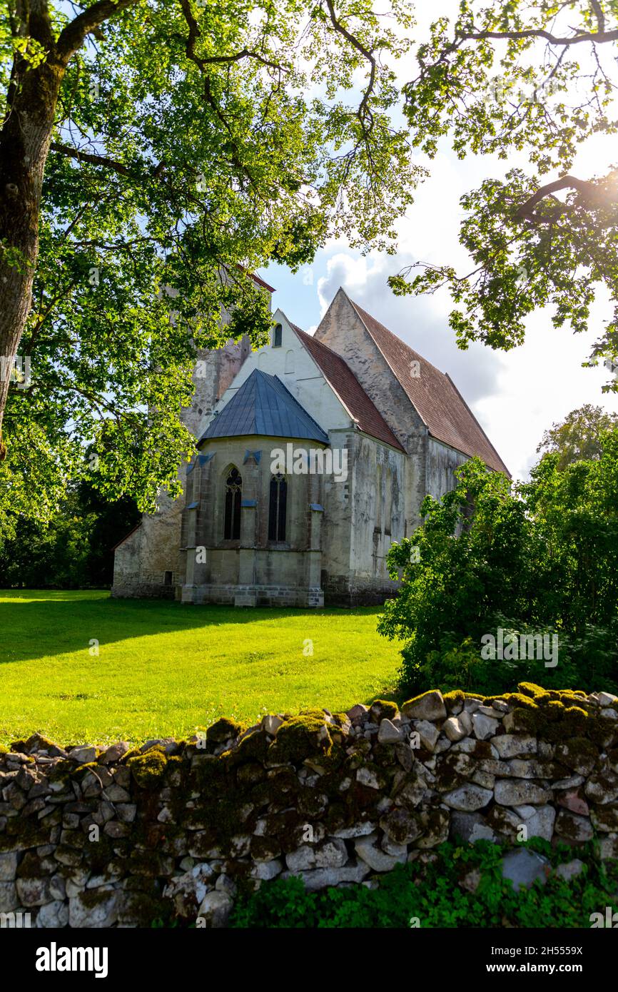 Gothic church Valjala Saaremaa 2021 Stock Photo - Alamy