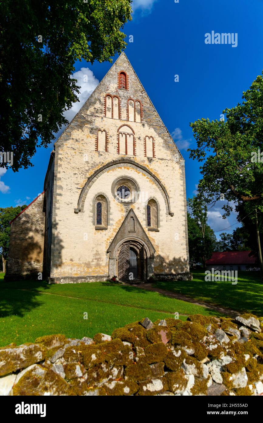 Gothic church Valjala Saaremaa 2021 Stock Photo - Alamy