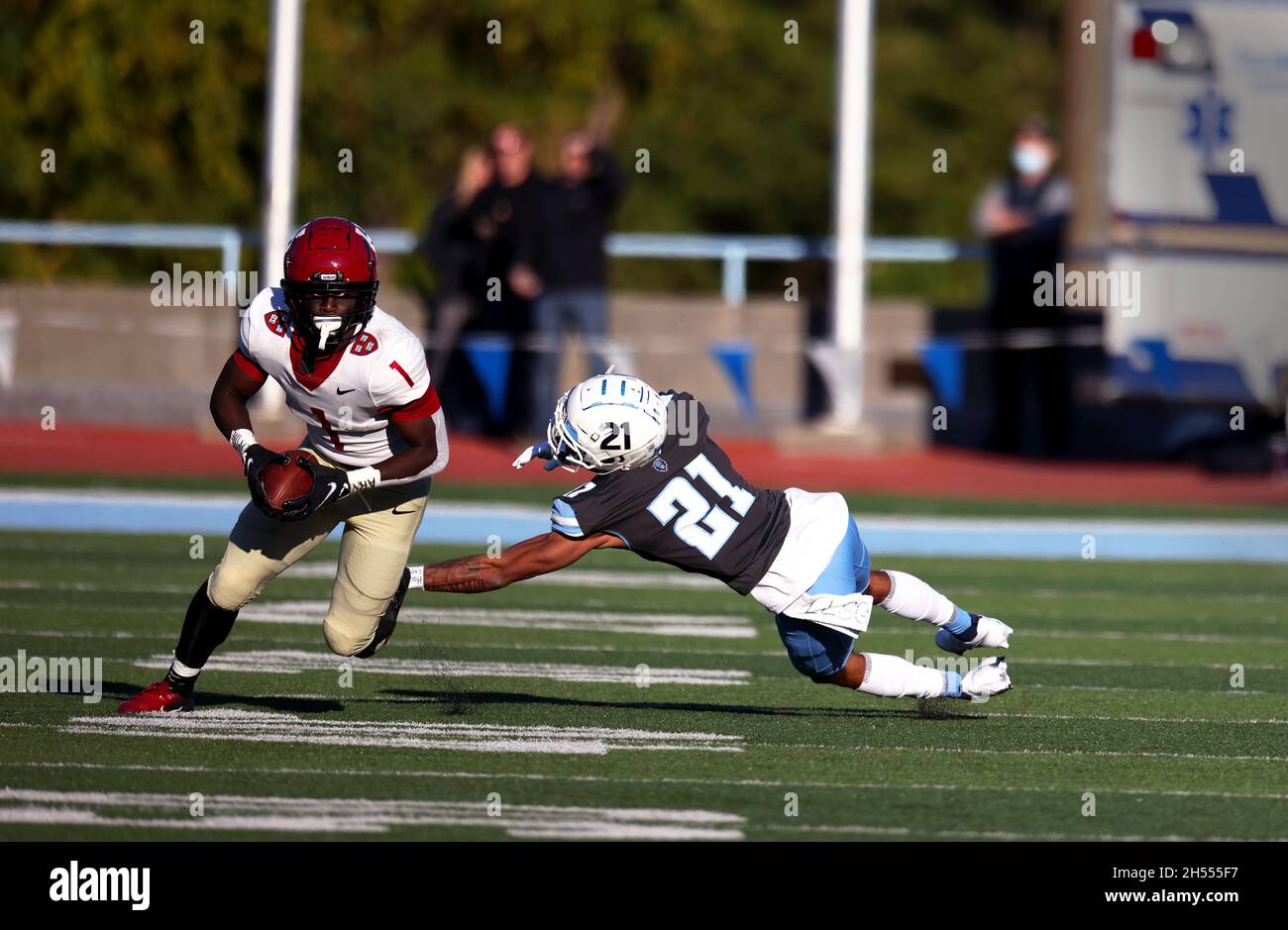 New York City, New York, United States. 6th Nov, 2021. Harvard Crimson ...