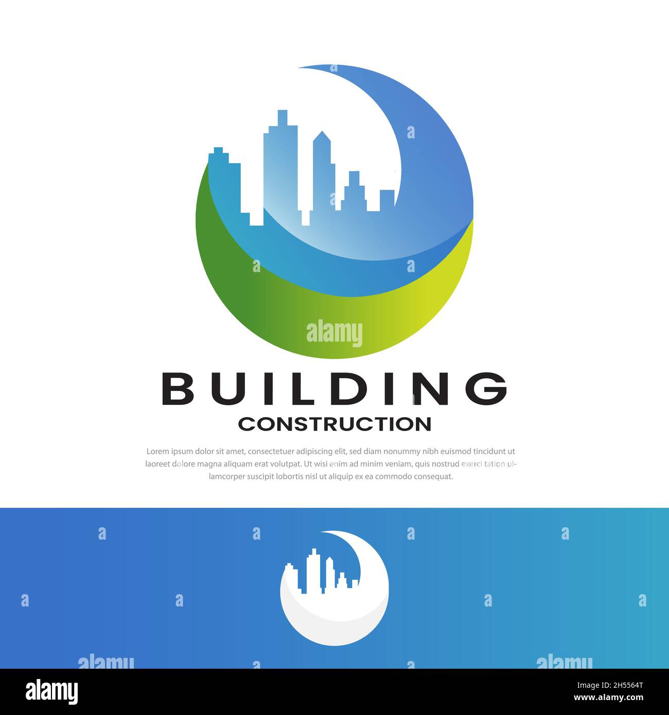 Modern city building logo vector illustration Stock Vector Image & Art ...