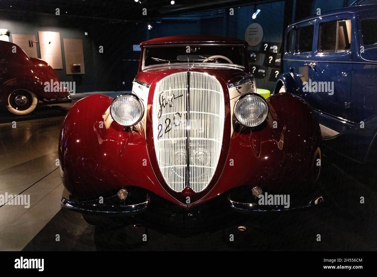 Riga car museum summer 2021 Stock Photo - Alamy
