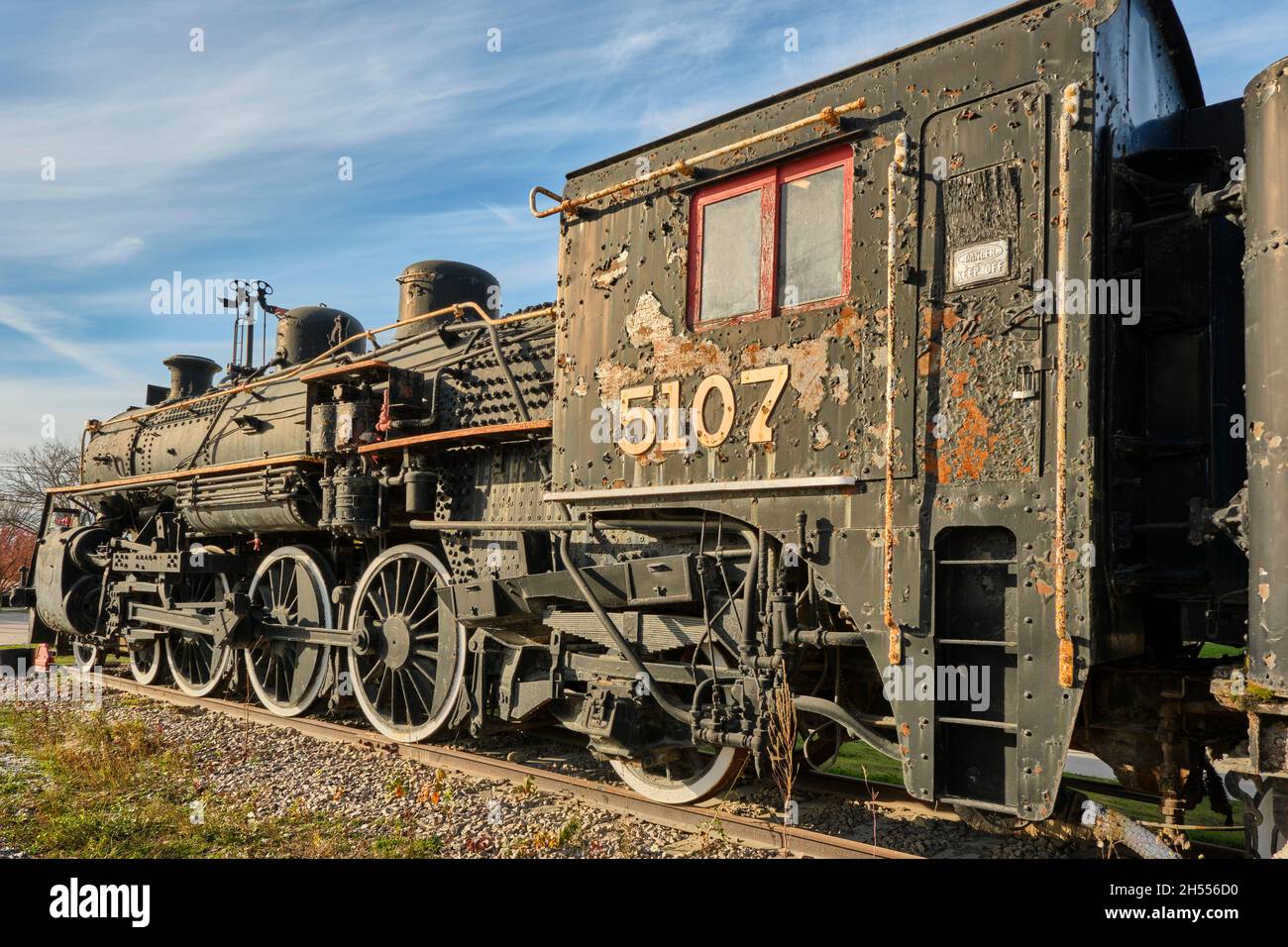 Canadian National Railway Engine 5107 was built in 1919 by Montreal ...