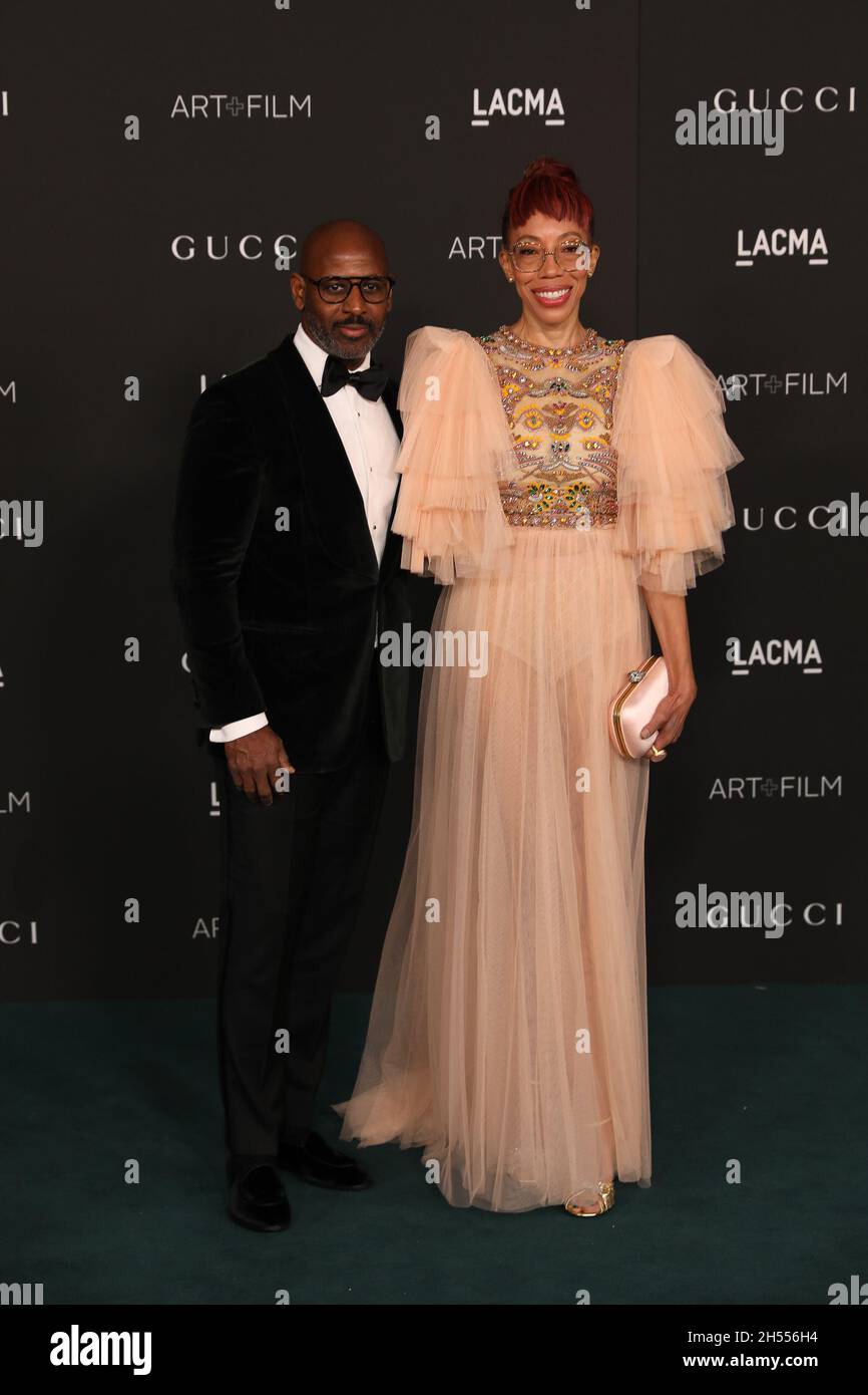 Los Angeles, USA. 06th Nov, 2021. Kevin Pemberton and Amy Sherald ...