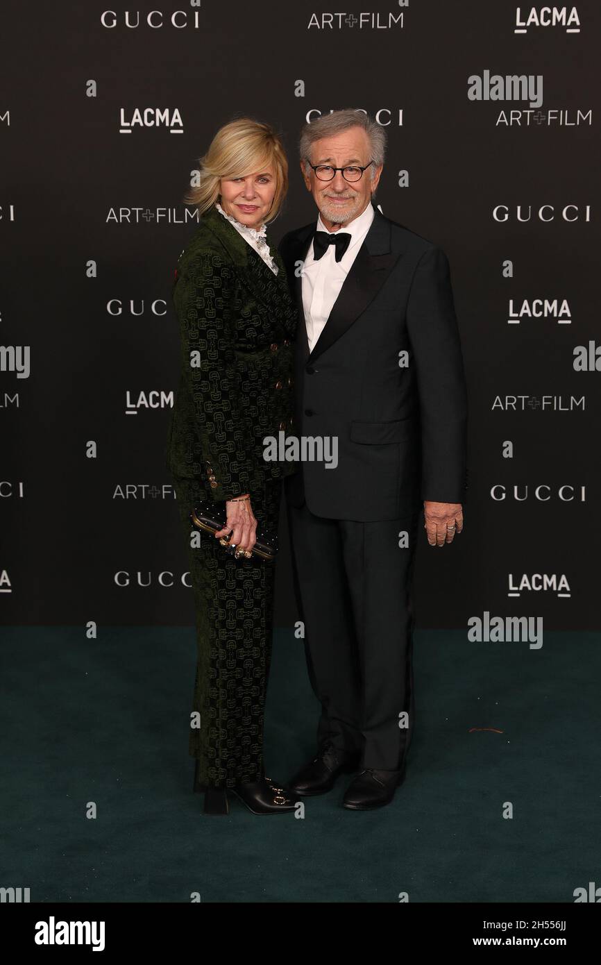 Los Angeles, USA. 06th Nov, 2021. Kate Capshaw and Steven Spielberg ...