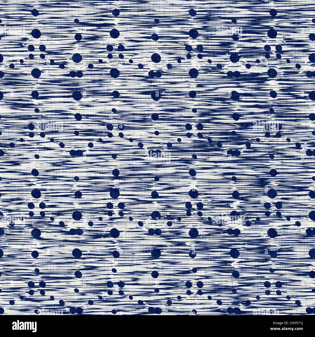 Indigo dyed fabric random flecks pattern texture. Seamless textile ...
