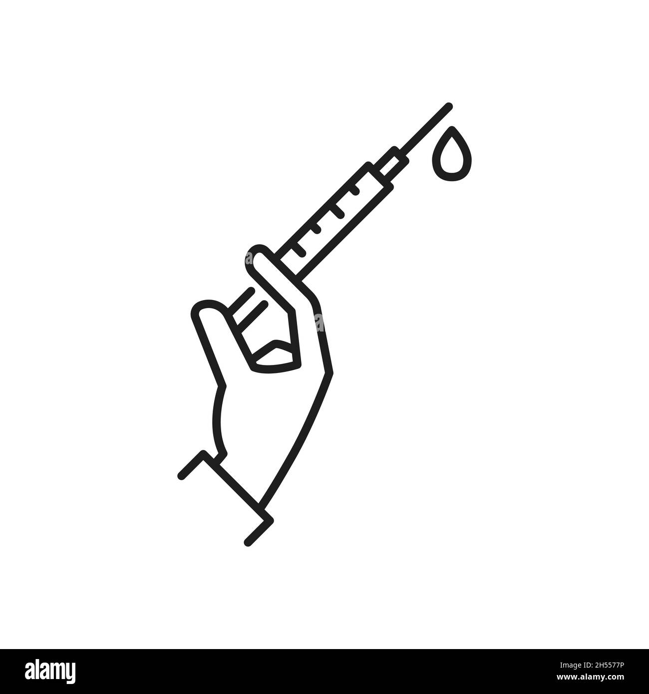 Intramuscular injection Stock Vector Images - Alamy