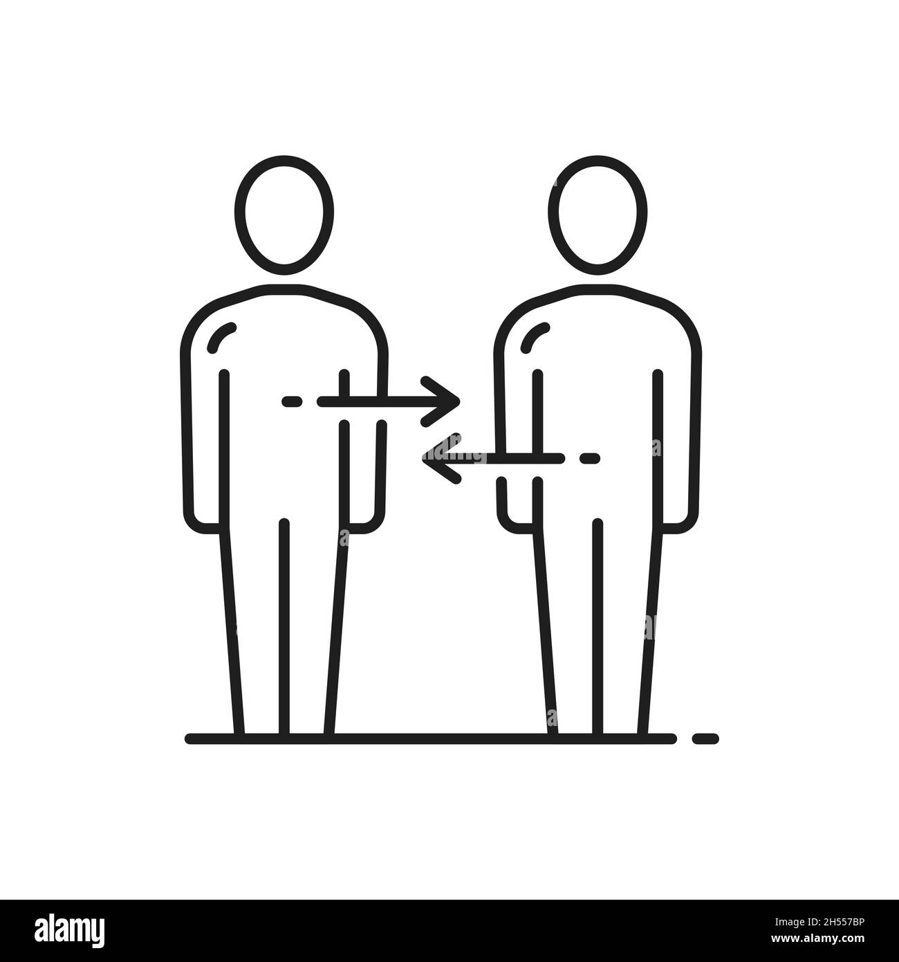 Interview two people student Stock Vector Images - Alamy