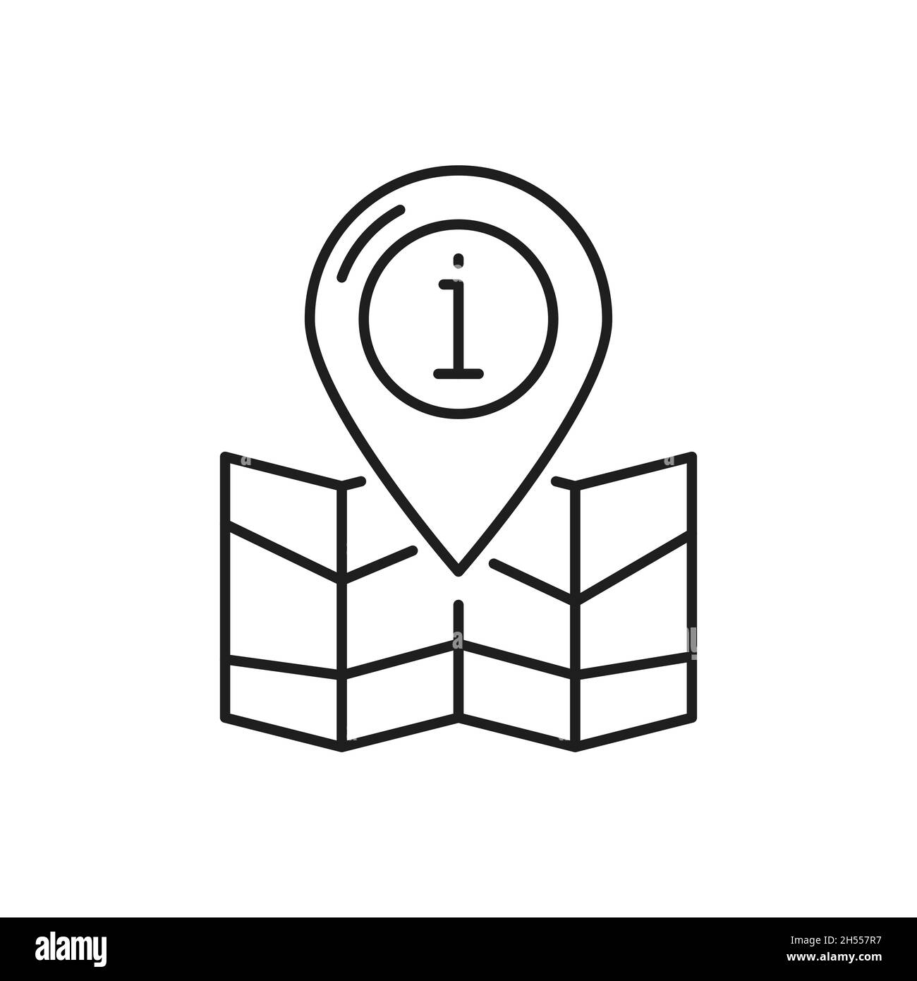 Map on info board Cut Out Stock Images & Pictures - Alamy