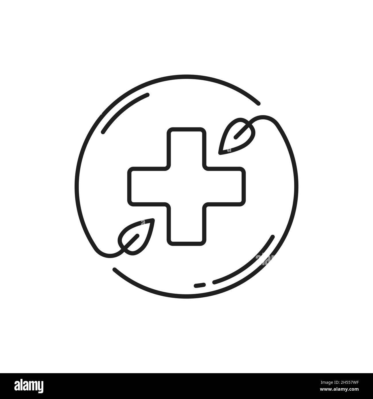 Cross protection icon circle Black and White Stock Photos & Images - Alamy