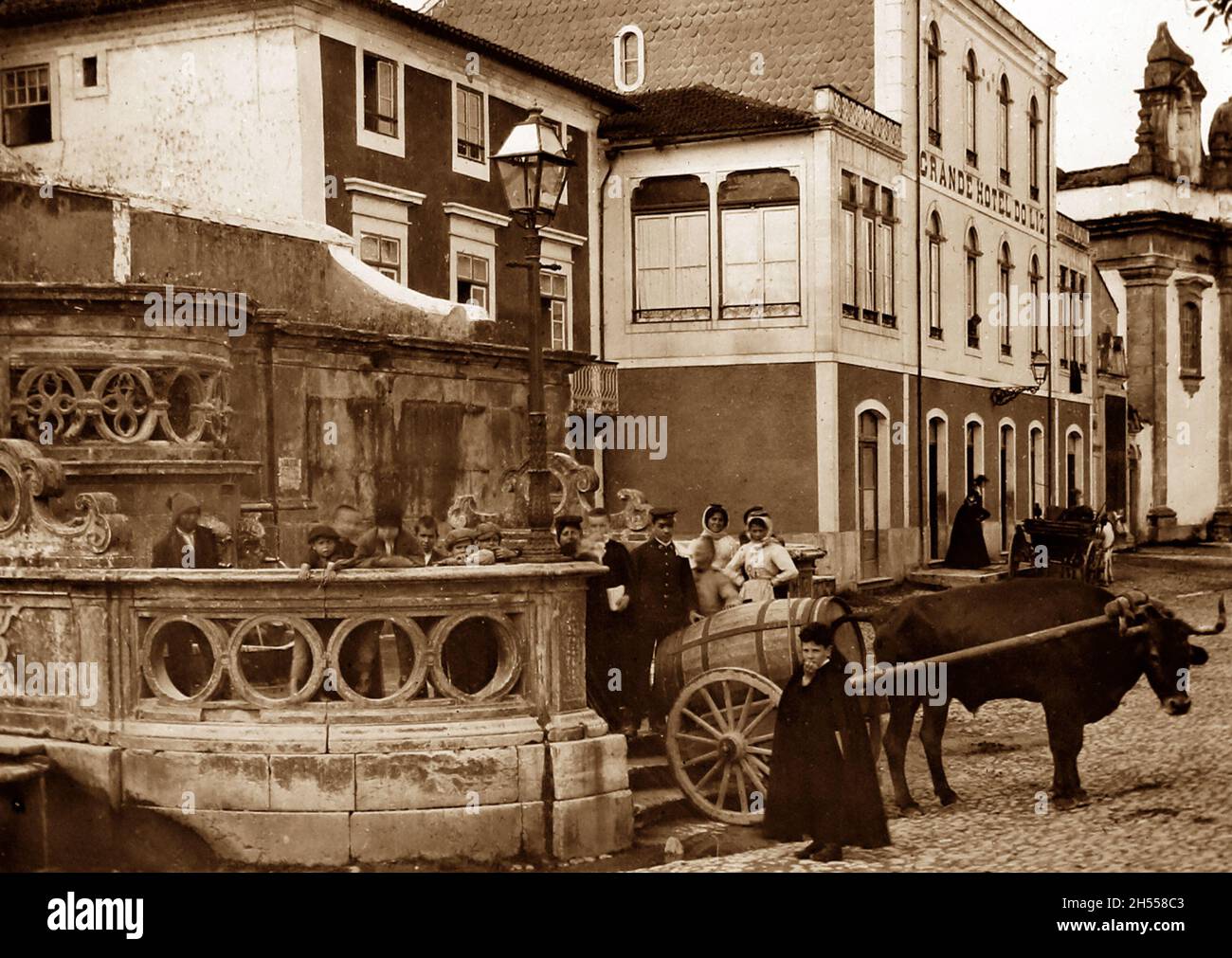 Leiria, Portugal, early 1900s Stock Photo - Alamy