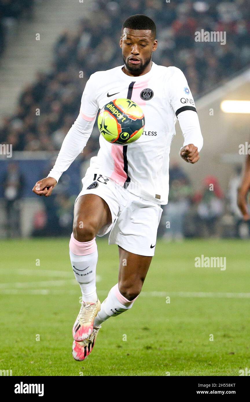 Georginio Wijnaldum of PSG during the French championship Ligue 1 ...