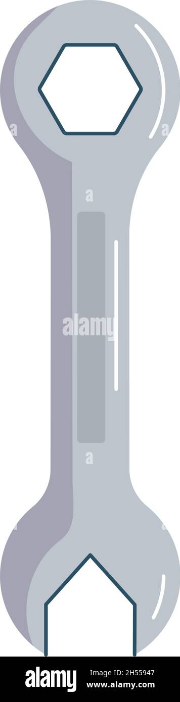 Adjustable spanner tighten Stock Vector Images - Alamy