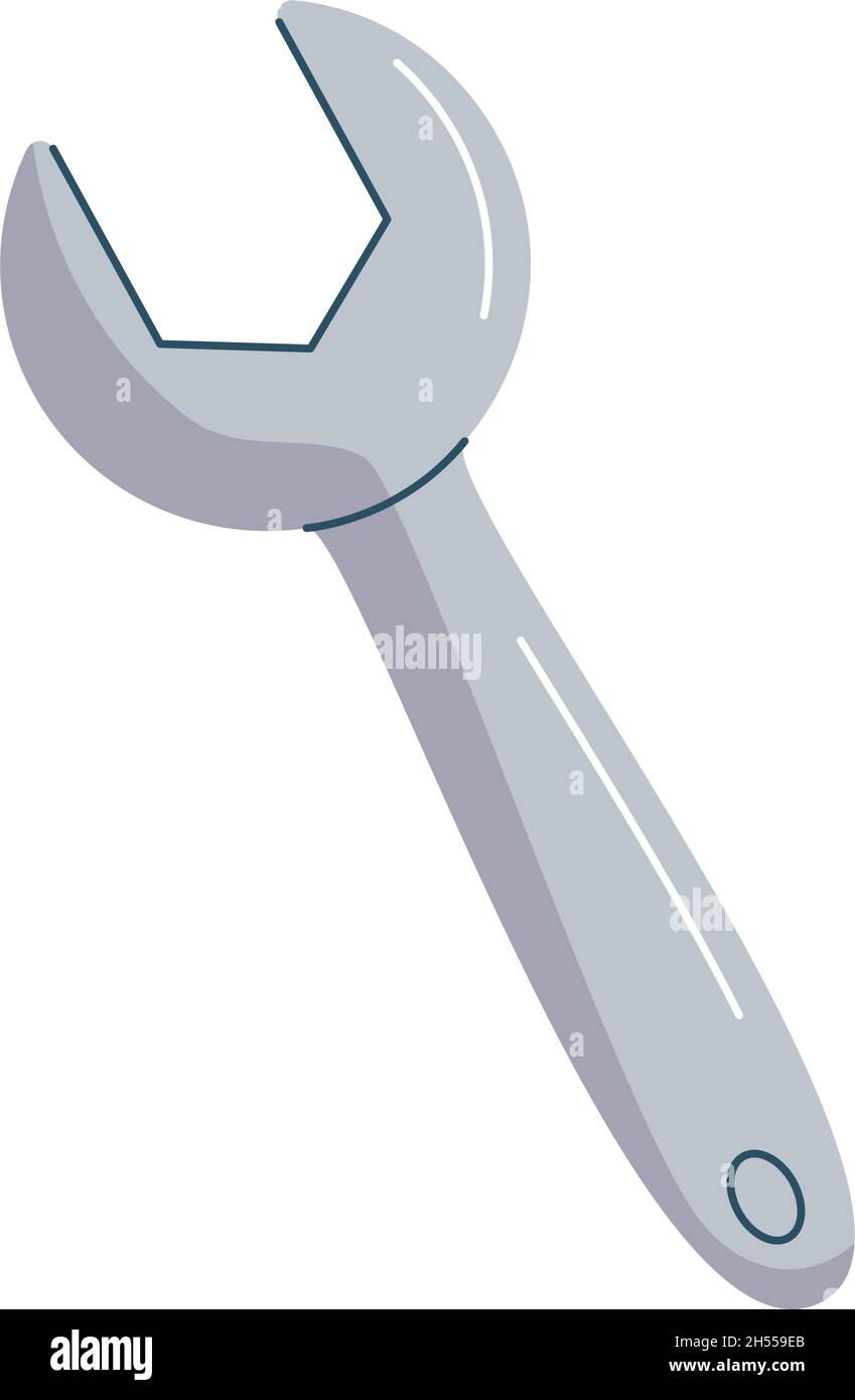 gray wrench icon Stock Vector Image & Art - Alamy