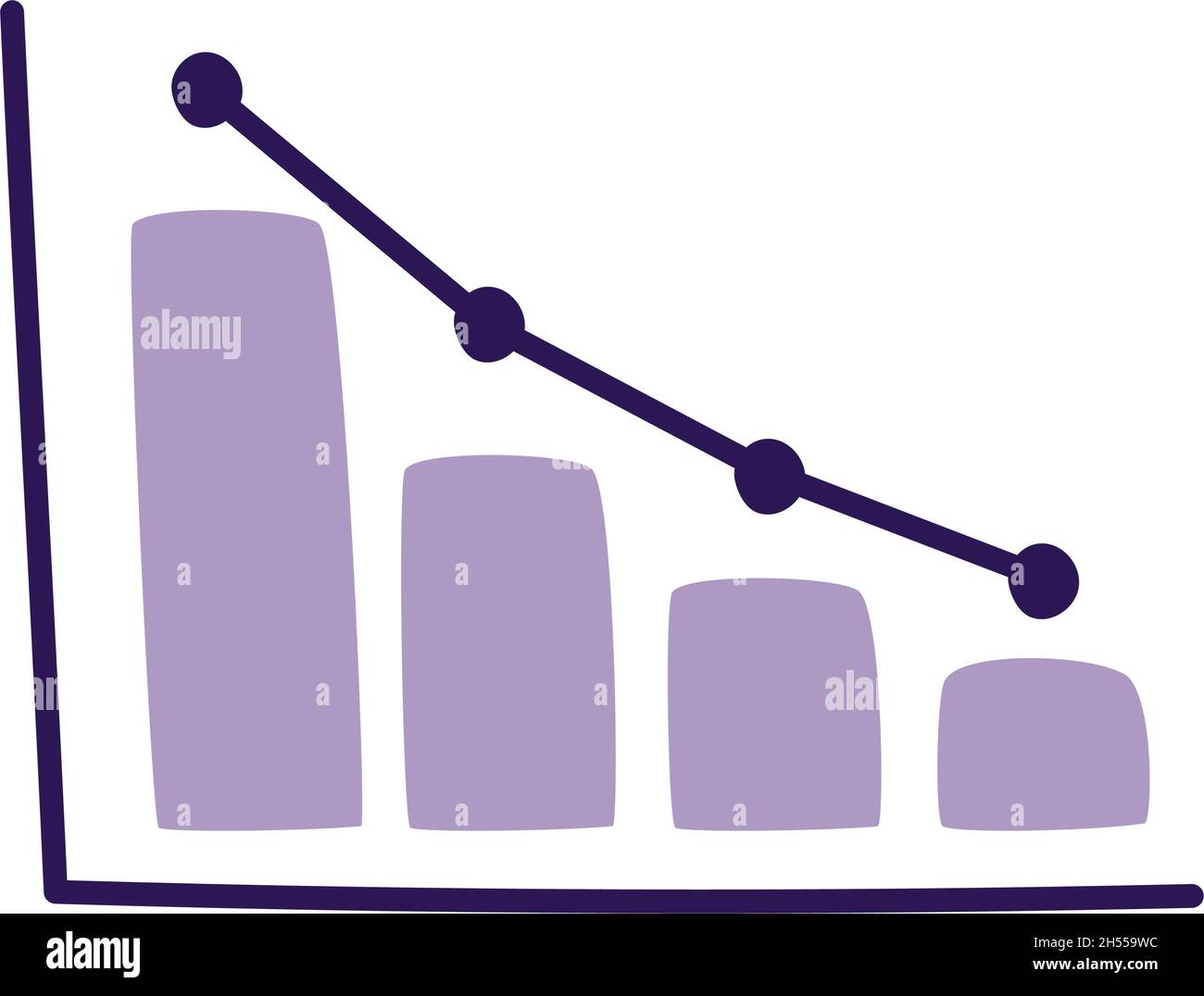purple bar graph Stock Vector Image & Art - Alamy
