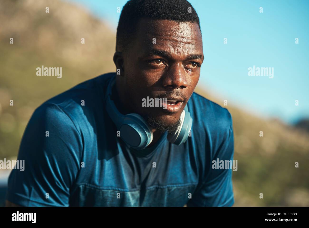 Take a breathe when you go for run Stock Photo - Alamy