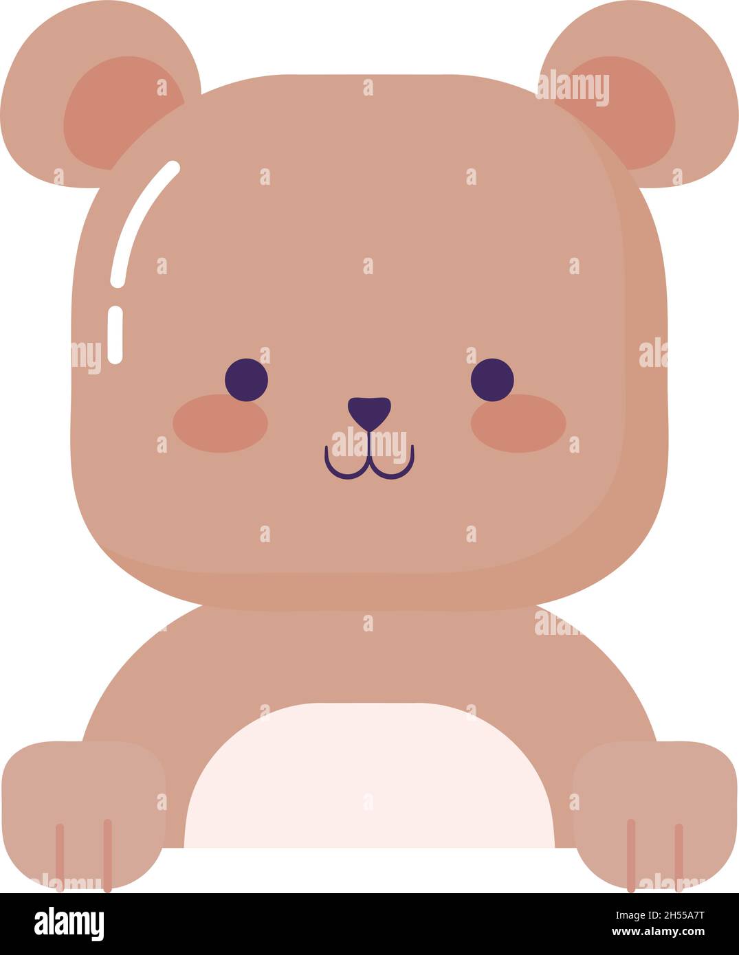 brown teddy bear Stock Vector Image & Art - Alamy