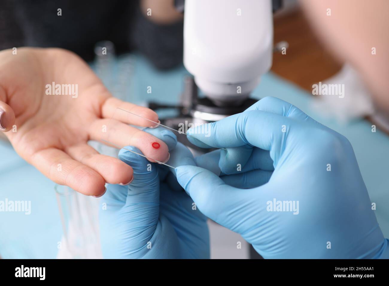 Standard simple treatment in clinic Stock Photo - Alamy