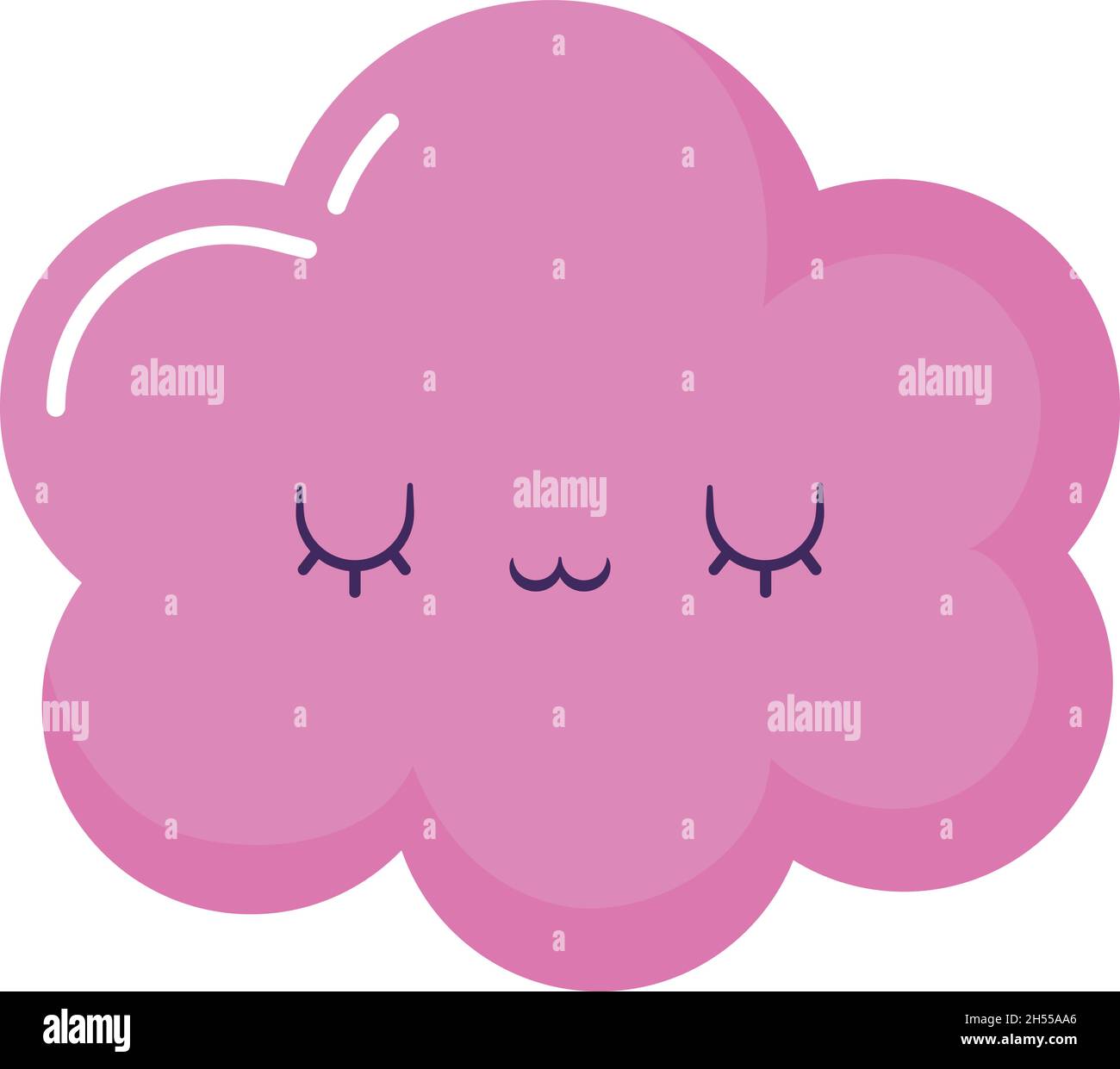 cute pink cloud Stock Vector Image & Art - Alamy