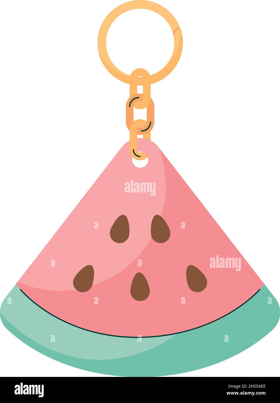 watermelon keychain design Stock Vector Image & Art - Alamy