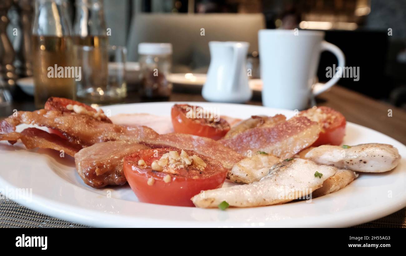 Breakfast Buffet Eating Out Dining Stock Photo - Alamy