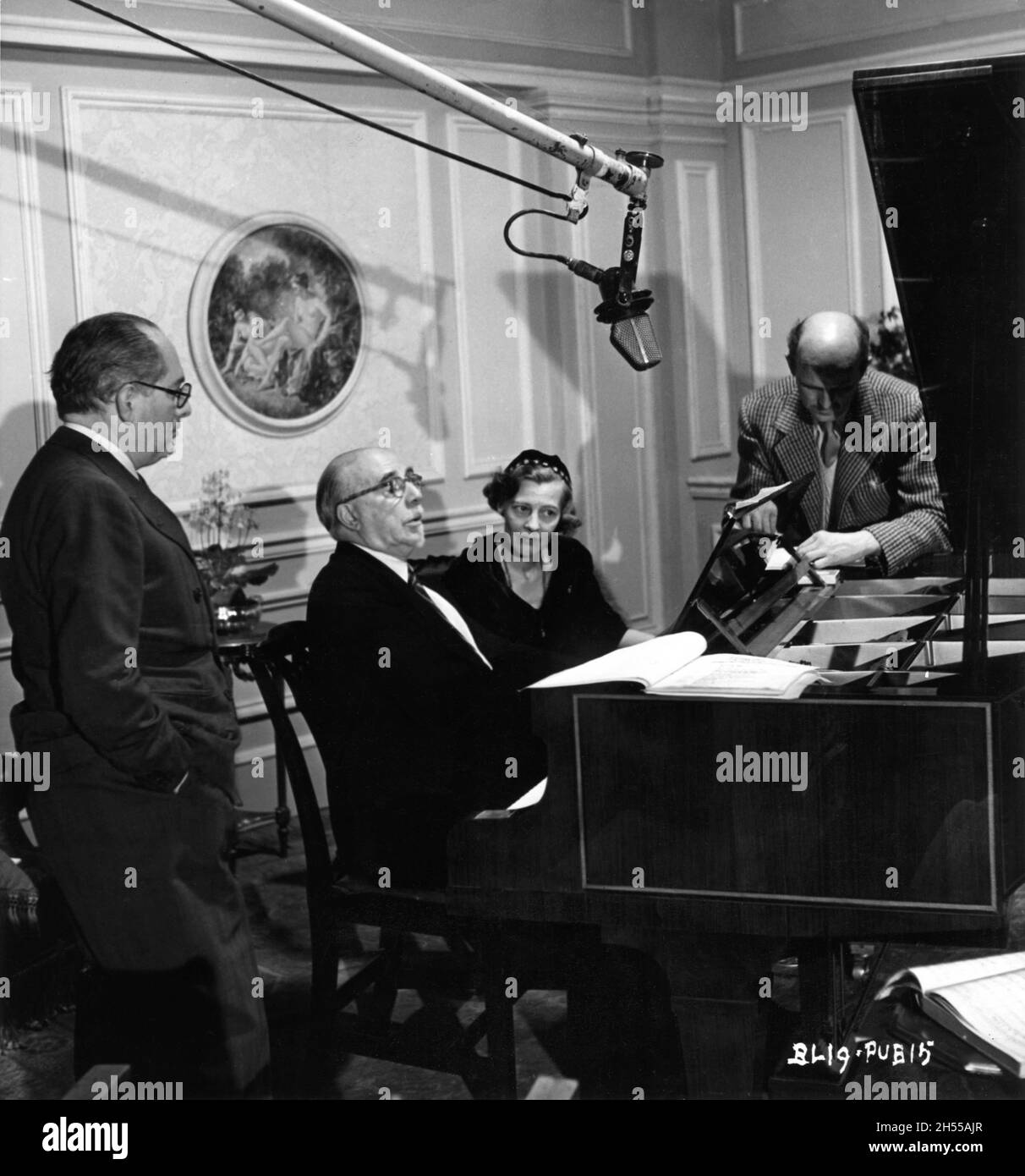 EMERIC PRESSBURGER SIR THOMAS BEECHAM LADY BEECHAM and MICHAEL POWELL ...