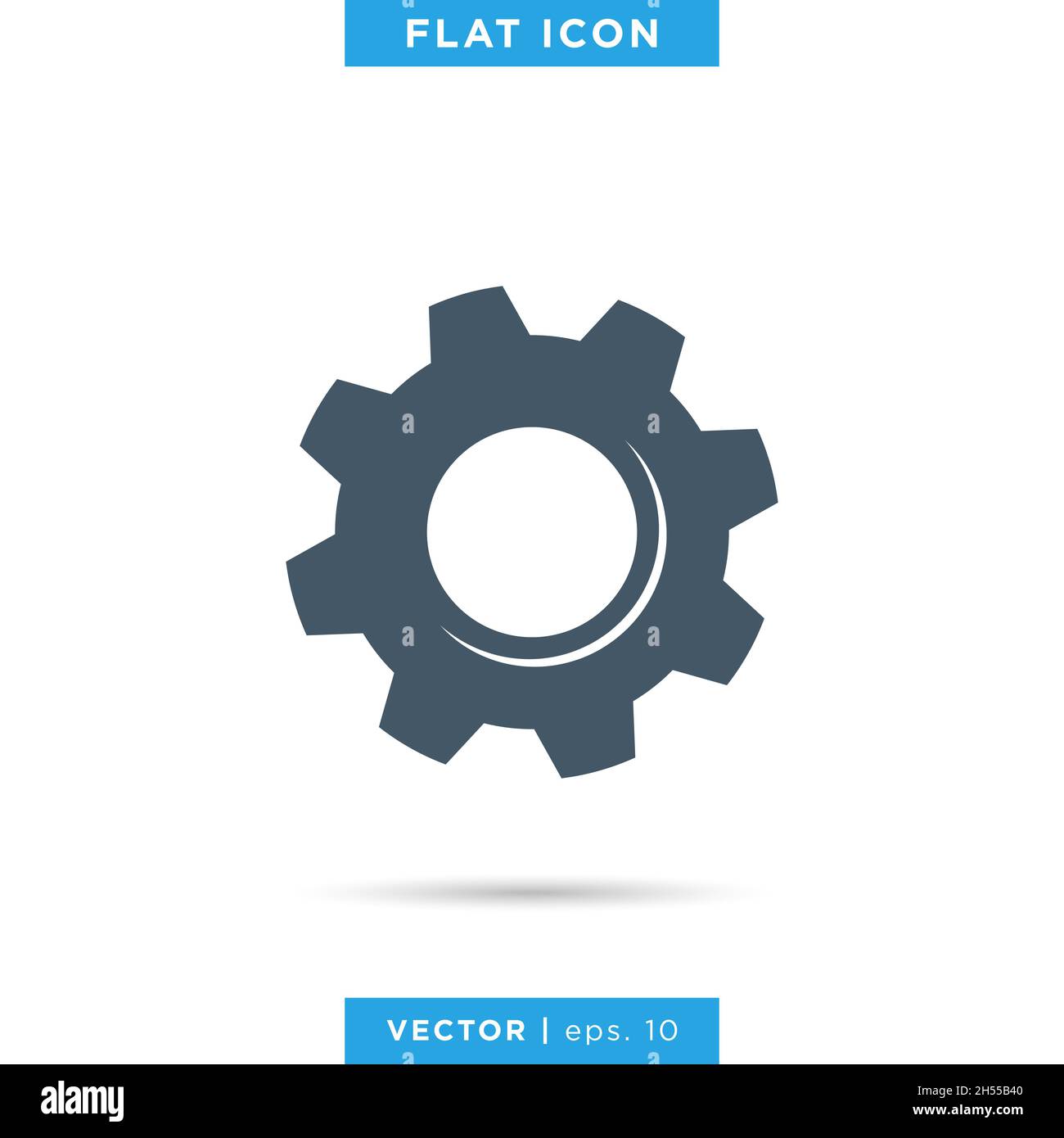 Gear icon vector stock illustration design template Stock Vector Image ...
