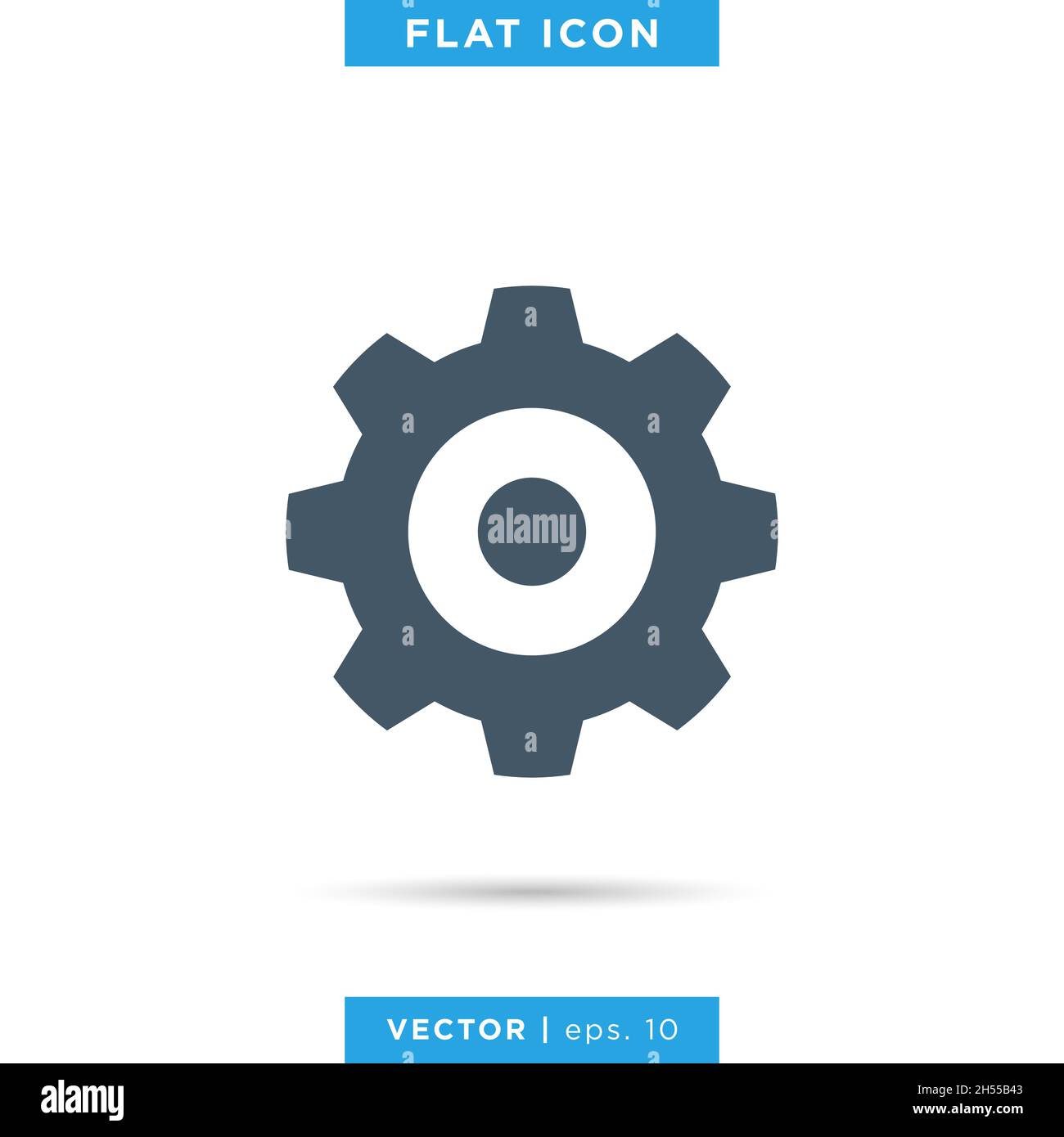 Gear icon vector stock illustration design template Stock Vector Image ...