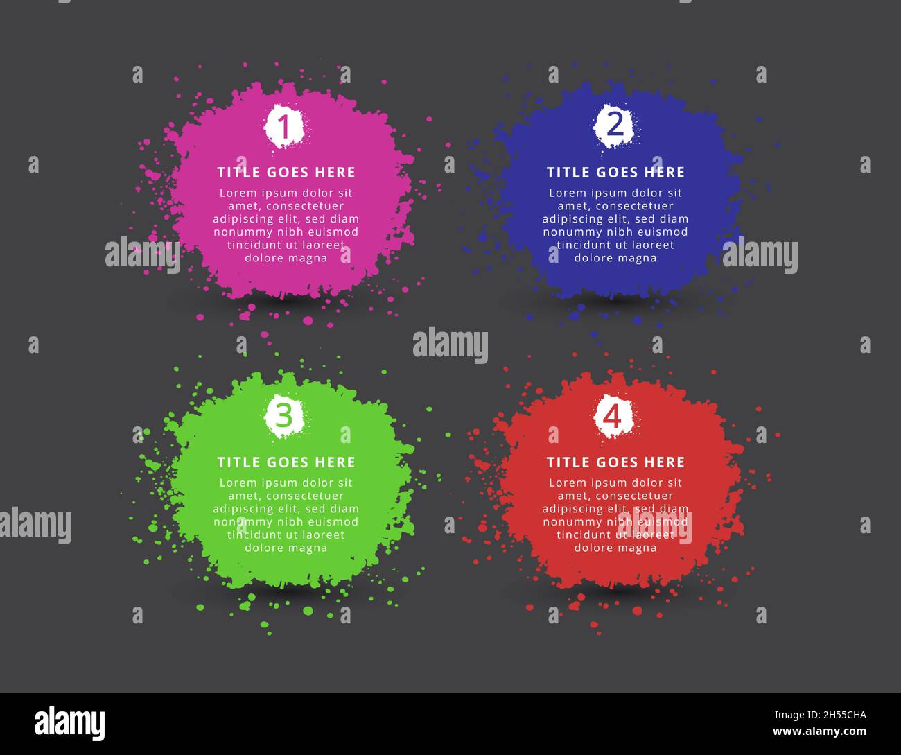 Water Color Splash Infographics Stock Vector Image & Art - Alamy