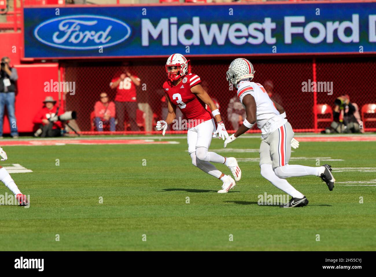 Ohio State Buckeyes vs. Nebraska Cornhuskers Stock Photo - Alamy