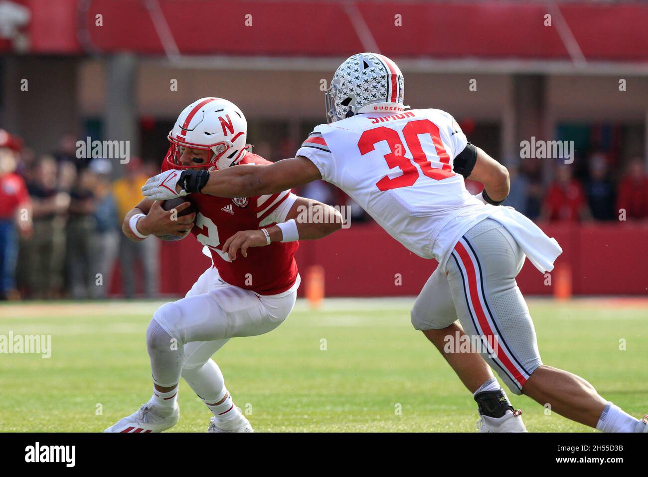 Ohio State Buckeyes vs. Nebraska Cornhuskers Stock Photo - Alamy