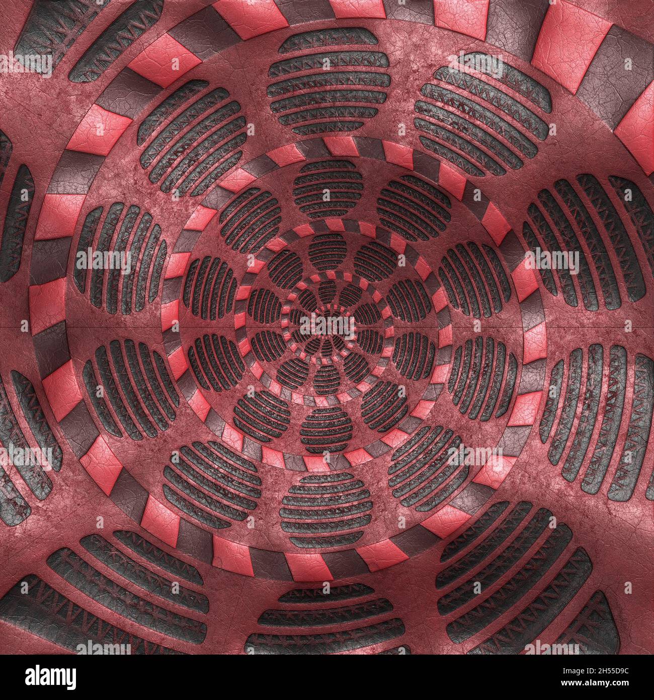 Luxury background seamless tile with embossed pattern on leather Stock ...