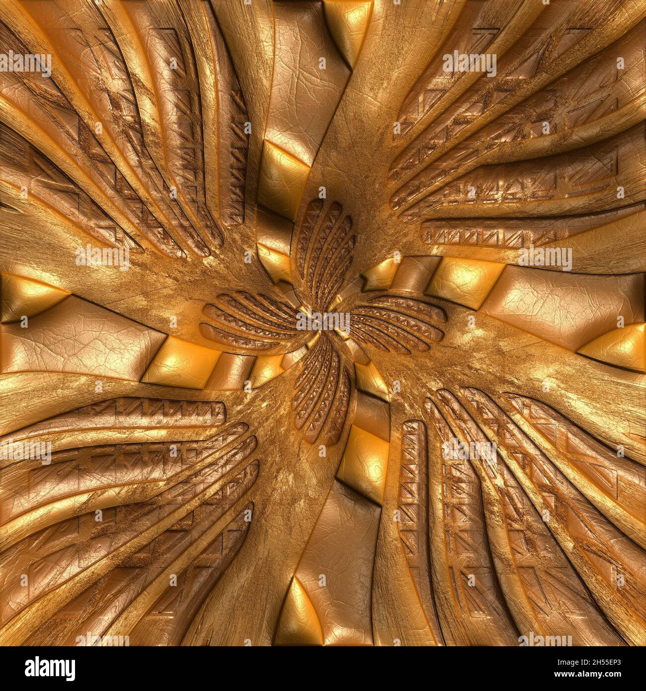 Luxury background seamless tile with embossed pattern on leather Stock ...