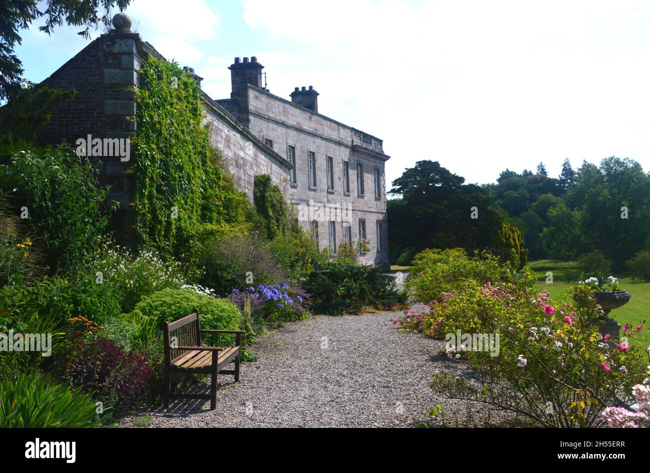 The Terrace Walk at Dalemain Mansion & Historic Gardens, Lake District ...