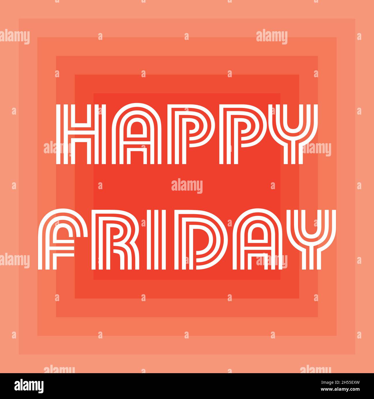 Happy Friday background design. Concept vector design for Inspirational ...