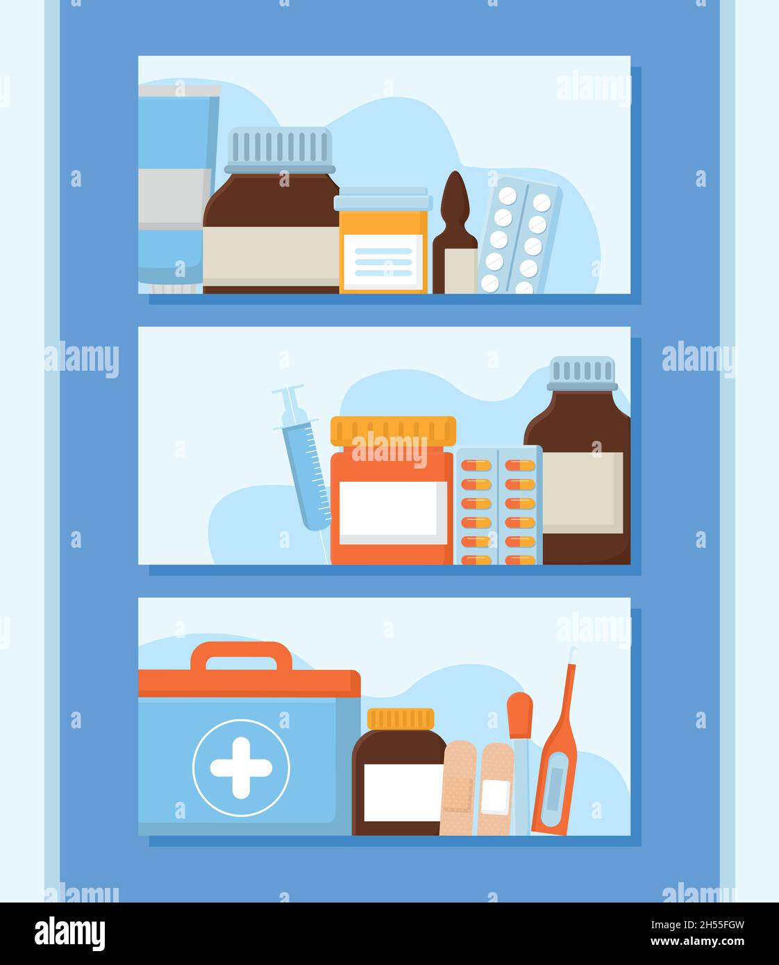 poster medicine icons Stock Vector Image & Art - Alamy