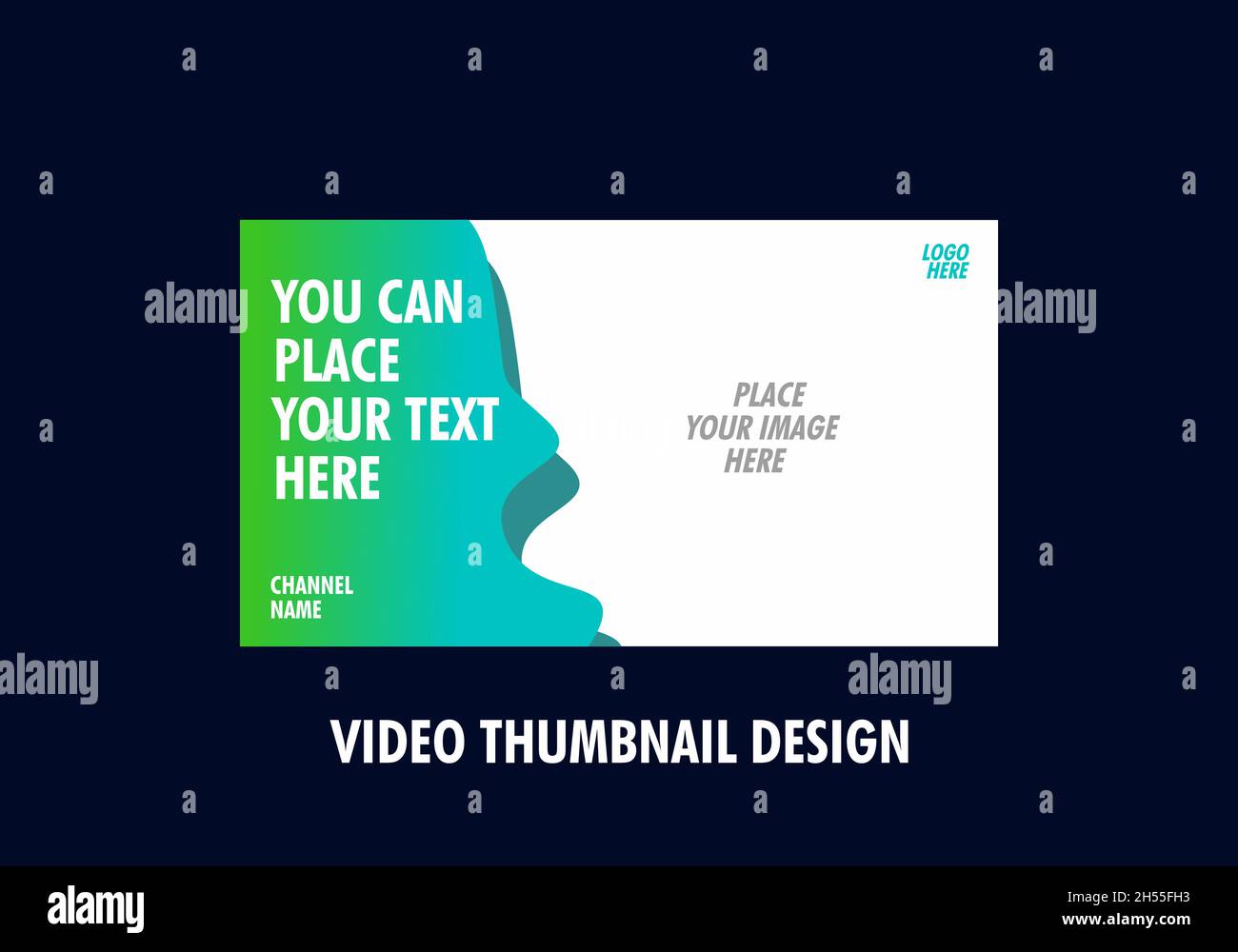 colorful and unique video thumbnail design Stock Vector Image & Art - Alamy