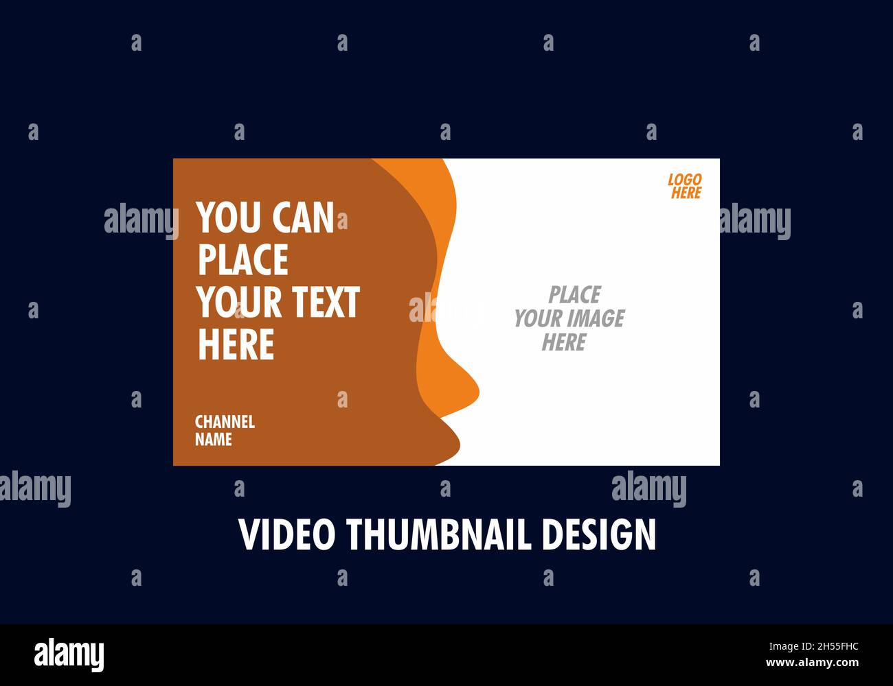 colorful and unique video thumbnail design Stock Vector Image & Art - Alamy
